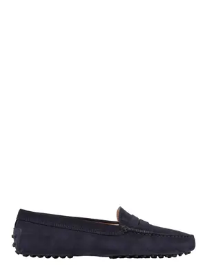 TOD'S Gommino Suede Loafers Navy
