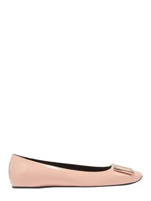 ROGER VIVIER Roger Vivier Trompette Bellerine Ballet Flats Pink