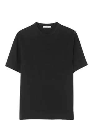 THE ROW Chiara Cotton-jersey T-shirt - Black