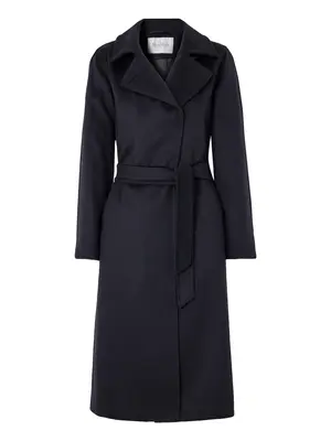 Max Mara Manuela Icon Camel Hair Coat Blue