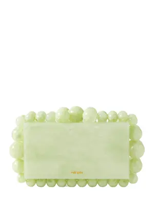 Cult Gaia Cult Gaia Eos Beaded Clutch Green