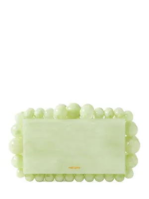 Cult Gaia Cult Gaia Eos Beaded Clutch Mint