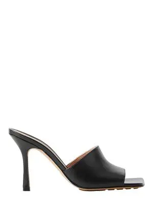 Bottega Veneta Leather Mules - Black
