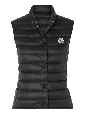 Moncler Liane Quilted Shell Down Vest - Black