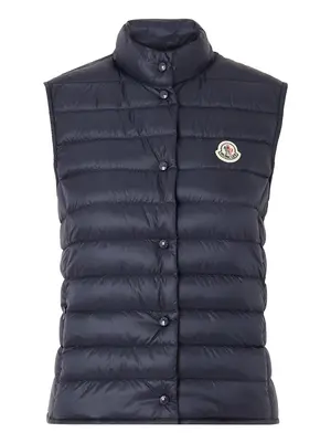 Moncler Moncler Liane Quilted Shell Down Vest Blue