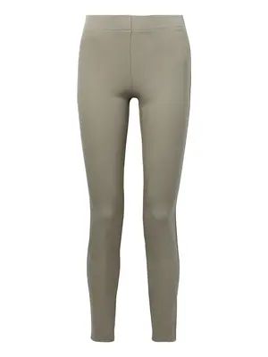 JOSEPH Stretch-garbardine Leggings Green
