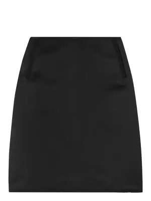 AZ FACTORY Switchwear Recycled Duchesse-satin Mini Skirt - Black