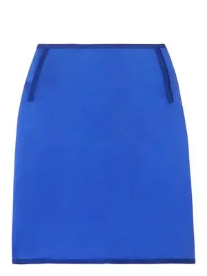AZ FACTORY Switchwear Recycled Duchesse-satin Mini Skirt - Blue