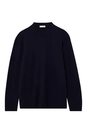 THE ROW The Row Sibem Wool And Cashmere-blend Sweater Blue