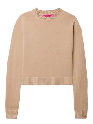 THE ELDER STATESMAN Cashmere Sweater Beige