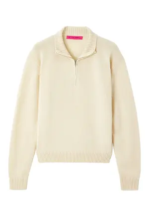 THE ELDER STATESMAN Cashmere Sweater Ivory