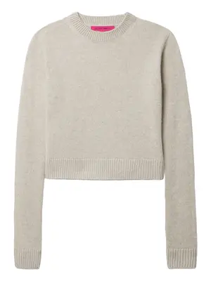 THE ELDER STATESMAN Cashmere Sweater White