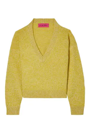 THE ELDER STATESMAN Cashmere Sweater Yellow