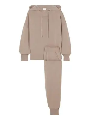ALLUDE Cashmere Hoodie And Track Pants Set - Neutrals