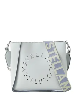Stella McCartney Stella McCartney Perforated Shoulder Bag Blue
