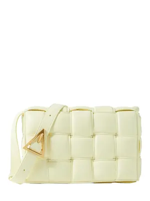 Bottega Veneta Cassette Medium Crossbody Bag Yellow