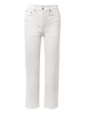 RE/DONE RE/DONE 70s Stove Pipe Straight-leg Jeans Neutrals