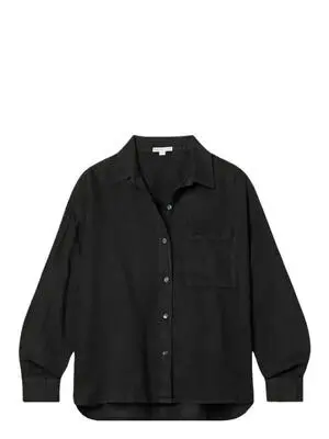 JAMES PERSE Linen Shirt - Black