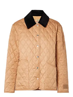 Burberry Burberry Quilted Shell Jacket Beige