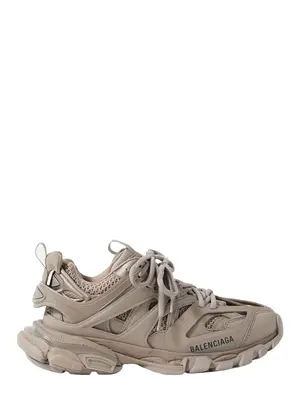 Balenciaga Balenciaga Track Logo-detailed Sneakers Brown