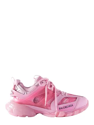 Balenciaga Balenciaga Track Logo-detailed Sneakers Pink