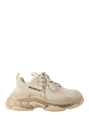 Balenciaga Balenciaga Triple S Clear Sole Sneakers Off-white