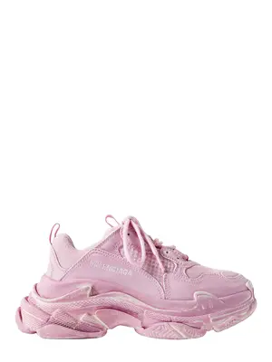 Balenciaga Balenciaga Triple S Clear Sole Sneakers Pink