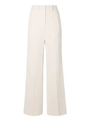 JOSEPH Morissey Cady Wide-Leg Pants Ivory