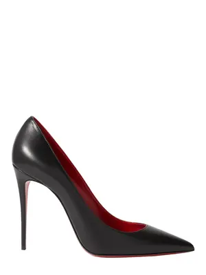 CHRISTIAN LOUBOUTIN Christian Louboutin Kate 100 Leather Pumps Black