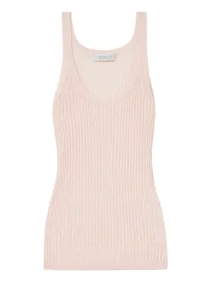 Gabriela Hearst Gabriela Hearst Nevin Pointelle-Knit Tank Pink