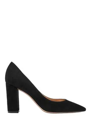 GIANVITO ROSSI Piper 85 Suede Pumps - Black
