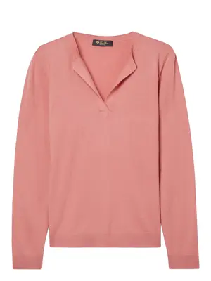 Loro Piana Piuma Cashmere Sweater - Pink