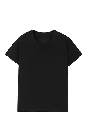 NILI LOTAN Brady Distressed T-shirt - Black