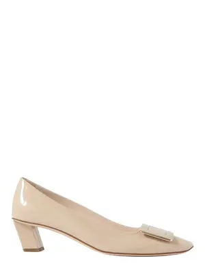 ROGER VIVIER Roger Vivier Belle Vivier 45 Patent-Leather Pumps Blush