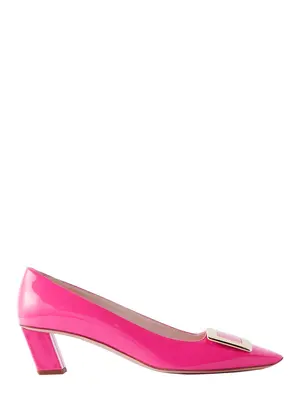 ROGER VIVIER Roger Vivier Belle Vivier 45 Patent-Leather Pumps Fuchsia