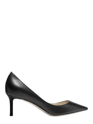 JIMMY CHOO Romy 60 Leather Pumps - Black