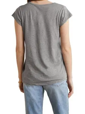 JAMES PERSE Cotton-jersey T-shirt - Gray
