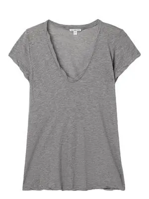JAMES PERSE Cotton-jersey T-shirt - Gray