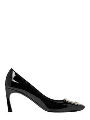 ROGER VIVIER Belle Vivier Trompette 45 Patent-leather Pumps - Black