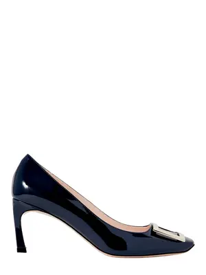 ROGER VIVIER Roger Vivier Belle Vivier Trompette 45 Patent-Leather Pumps Blue