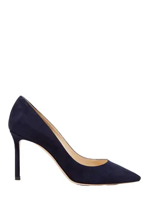 JIMMY CHOO Romy 85 Suede Pumps - Blue