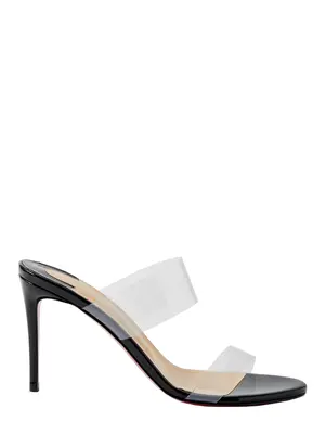 CHRISTIAN LOUBOUTIN Christian Louboutin Just Nothing 85 Mules Black