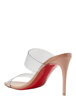 CHRISTIAN LOUBOUTIN Christian Louboutin Just Nothing 85 Mules Neutrals