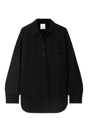 ALLUDE Wool And Cashmere-blend Cardigan - Black