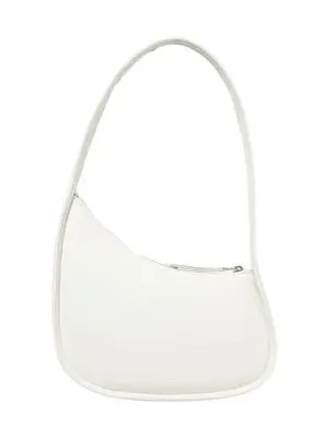 THE ROW The Row Half Moon Shoulder Bag Ivory