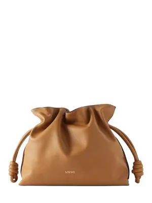 Loewe Flamenco Leather Bag Brown