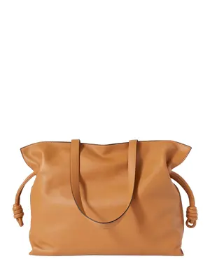 Loewe LOEWE Flamenco Large Leather Tote Tan