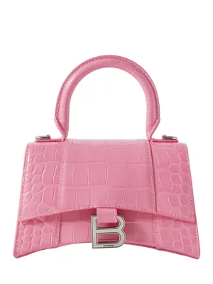 Balenciaga Balenciaga Hourglass Xs Tote Pink