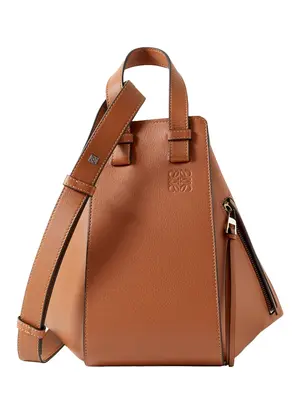 Loewe Loewe Hammock Small Textured-leather Shoulder Bag Brown