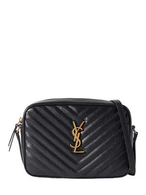 Saint Laurent Saint Laurent Loulou Medium Matelassé Leather Shoulder Bag Blue